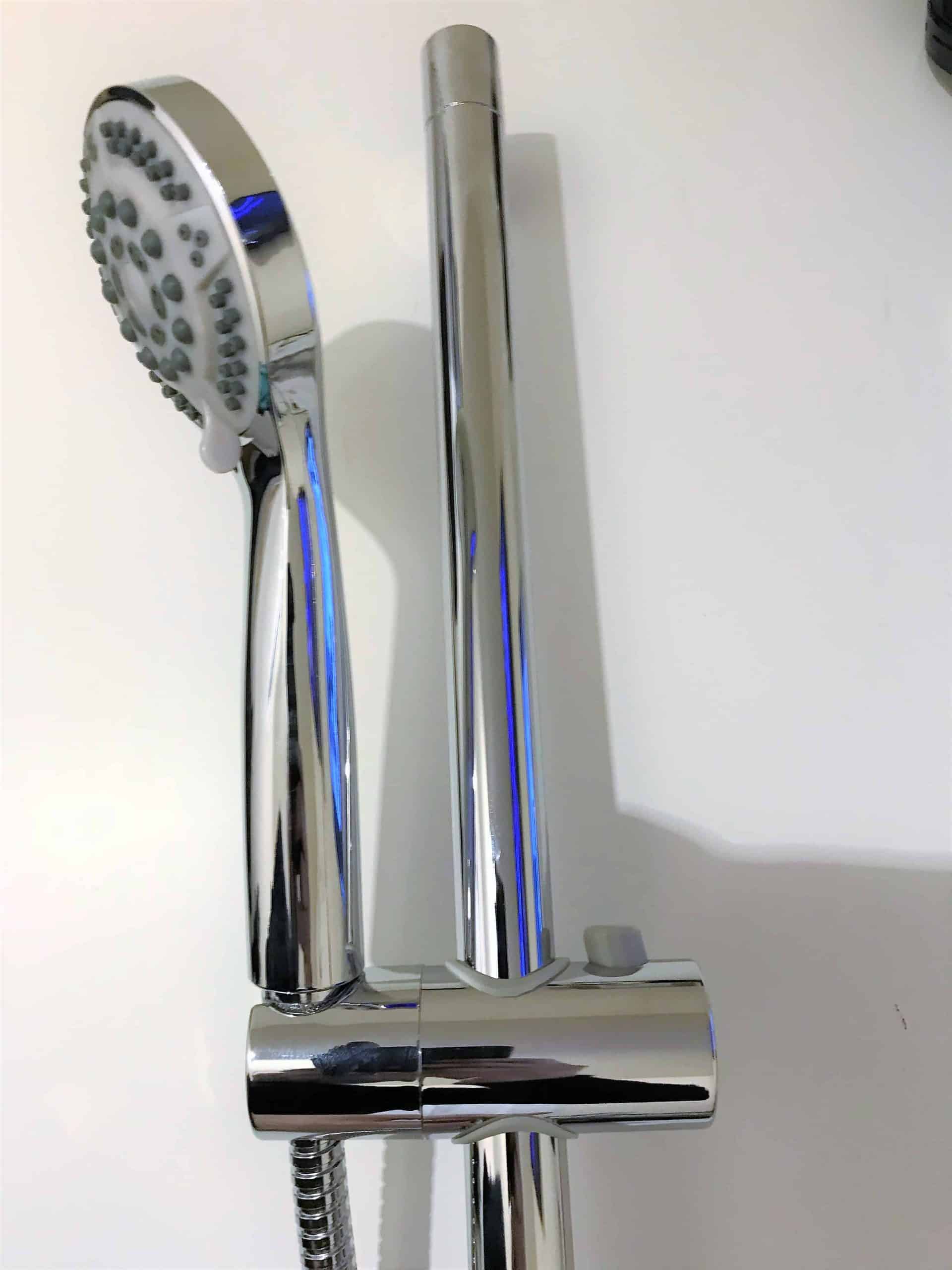 Hand Shower Riser Bar with Cradle - For Aqualusso Opus, Alto + more